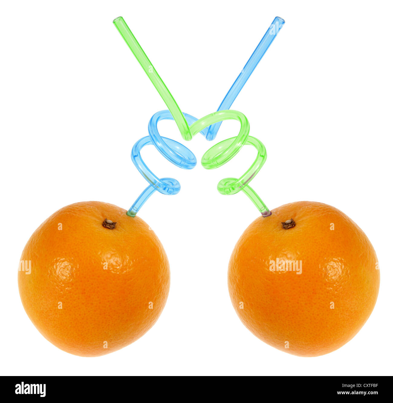 Color straws Cut Out Stock Images & Pictures - Alamy