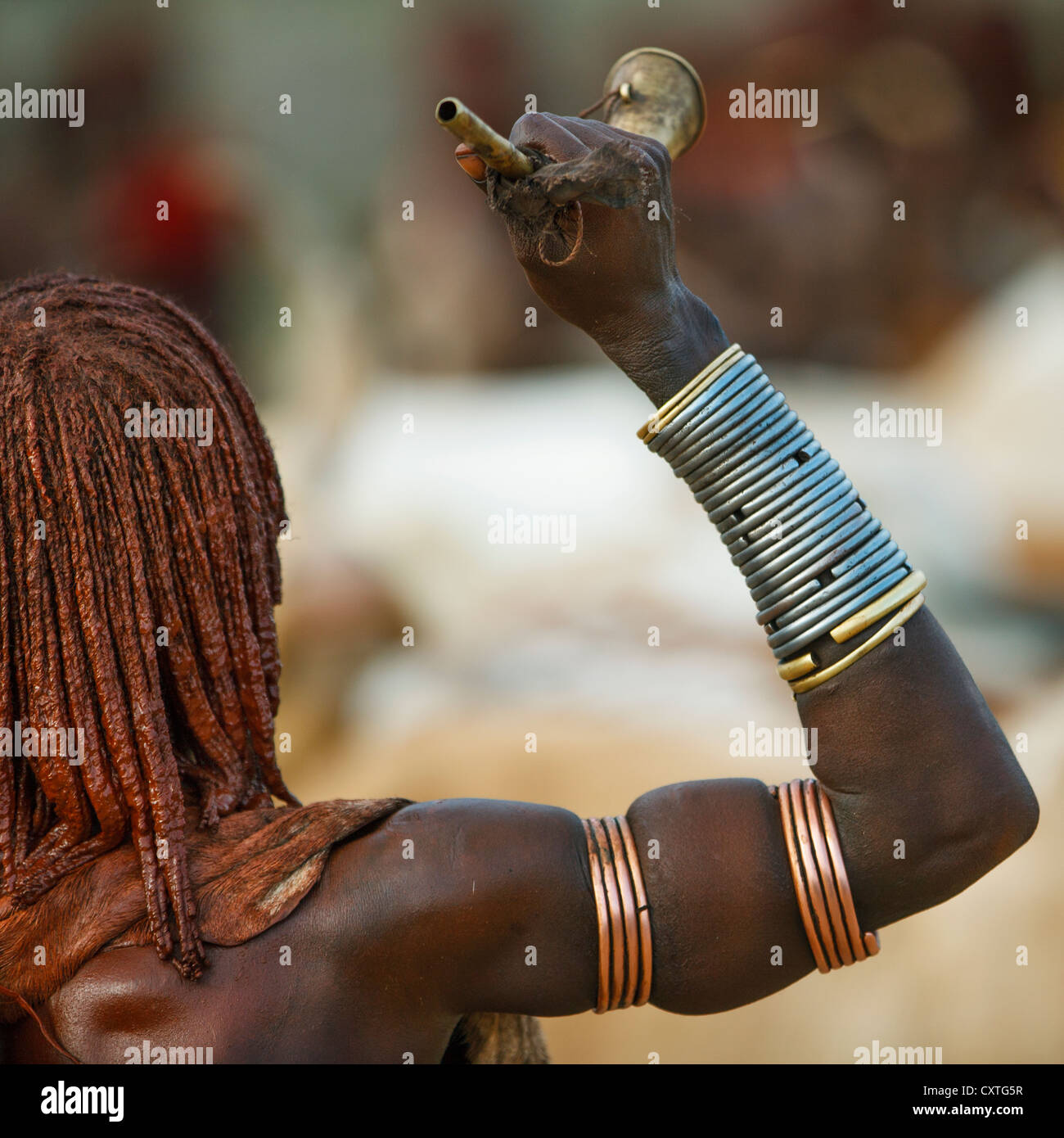 Hamar Tribe Woman asking to be whipped During Bull Jumping Ceremony ...