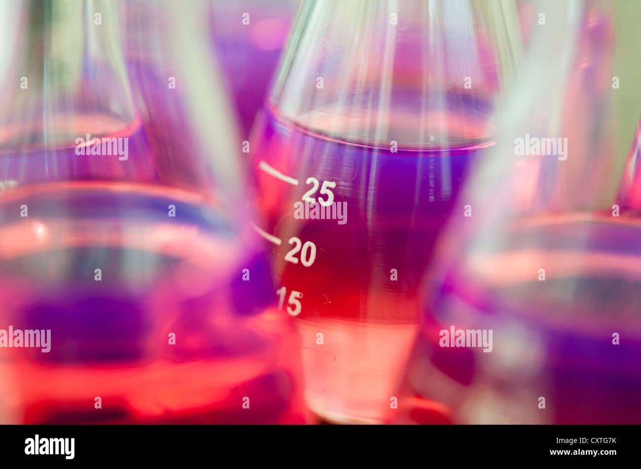 test tubes with a chemical reagents Stock Photo - Alamy