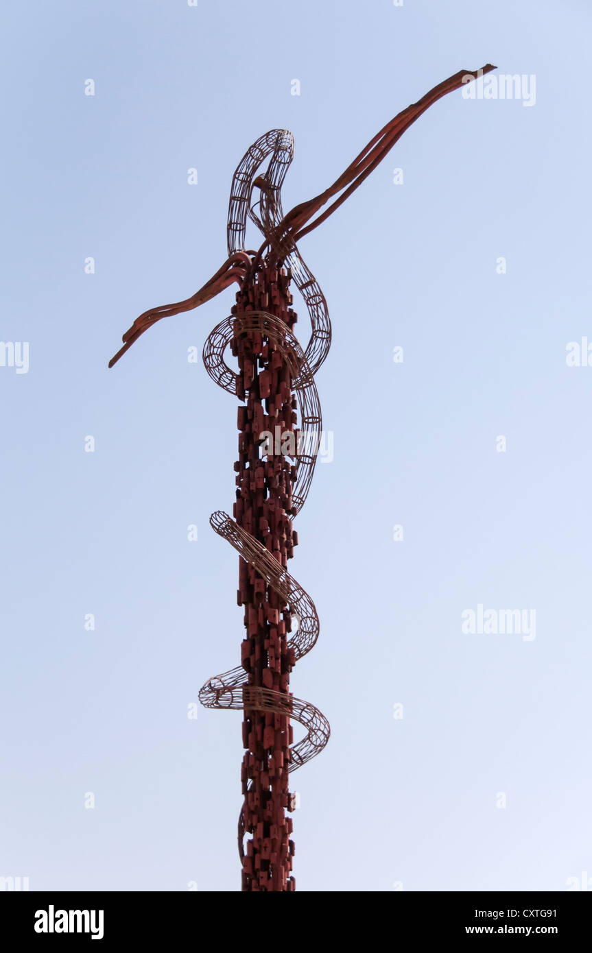 Brazen Serpent Statue, Mount Nebo, Jordan Stock Photo - Alamy