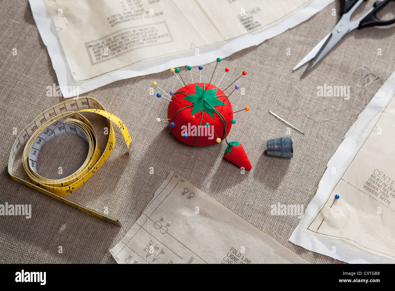 Sewing Pattern High Resolution Stock Photography and Images - Alamy