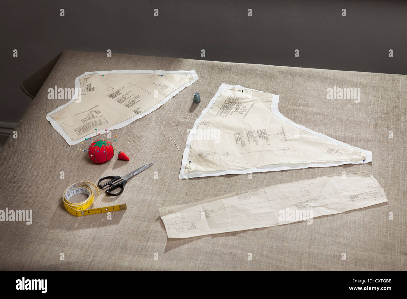Sewing Pattern High Resolution Stock Photography and Images - Alamy