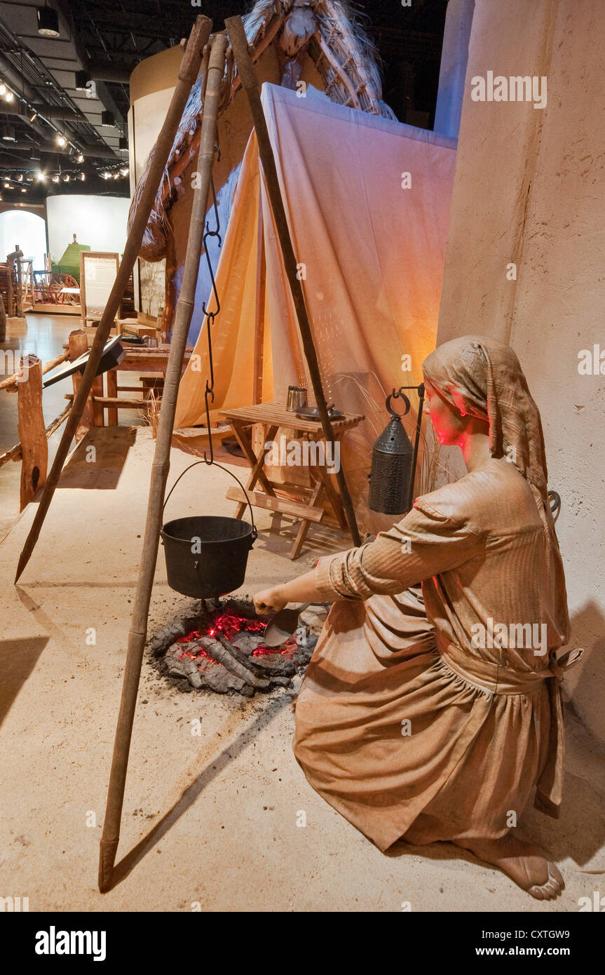 The Northern Campaign camp (1846) diorama, Museum of South Texas ...