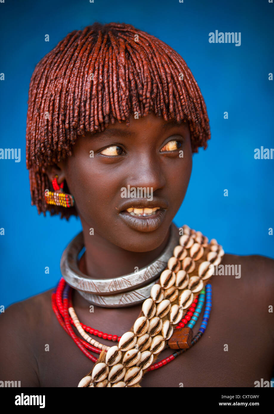 Bana Tribe Woman, Dimeka, Omo Valley, Ethiopia Stock Photo - Alamy