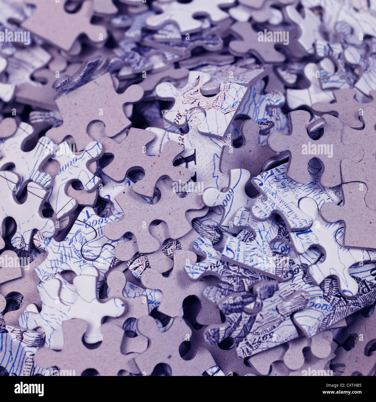 Stack jigsaw puzzle pieces hi-res stock photography and images - Alamy