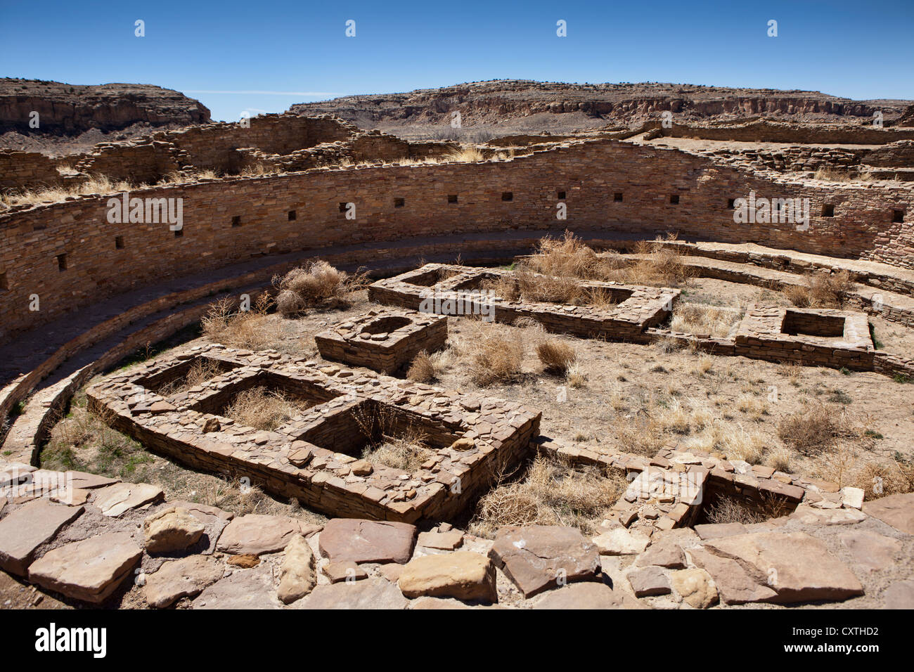Chaco, National Historical Park, World Heritage Site, New Mexico, USA ...