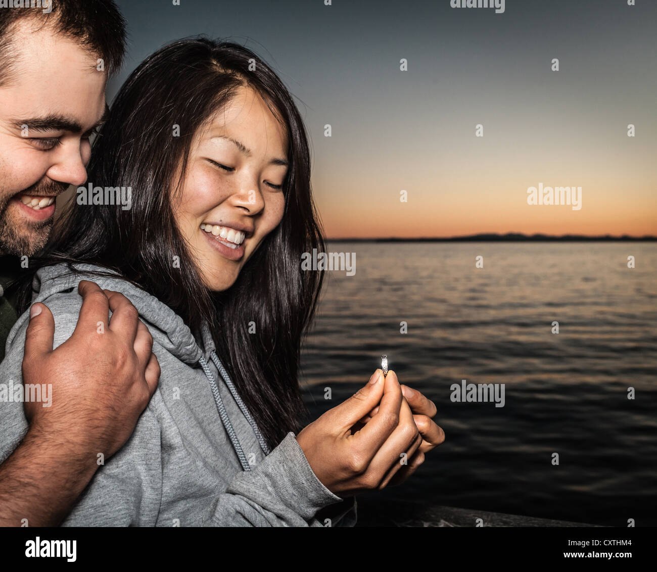 Adoring black couple hi-res stock photography and images - Alamy