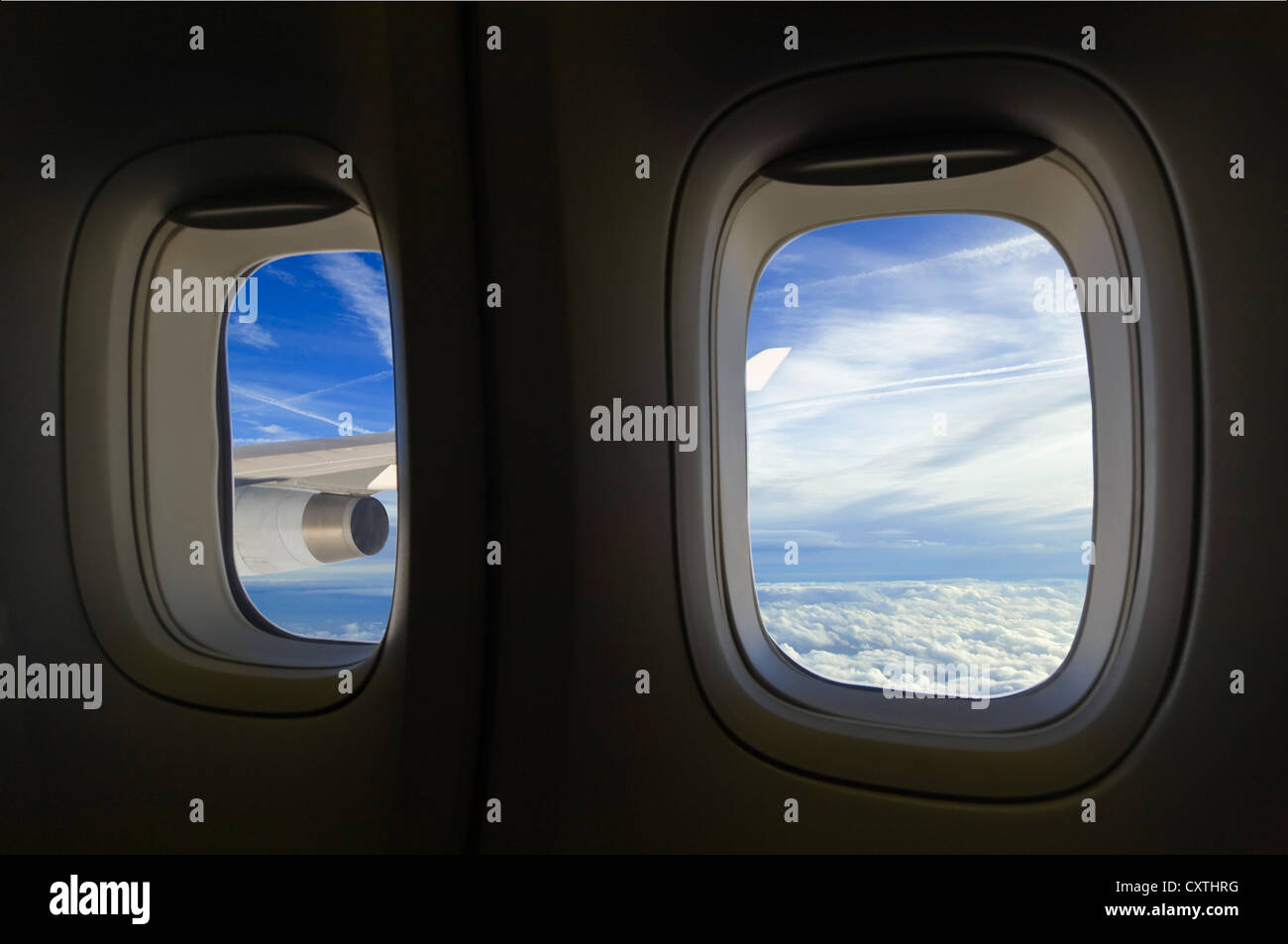 Aeroplane wing inside aeroplane hi-res stock photography and images - Alamy