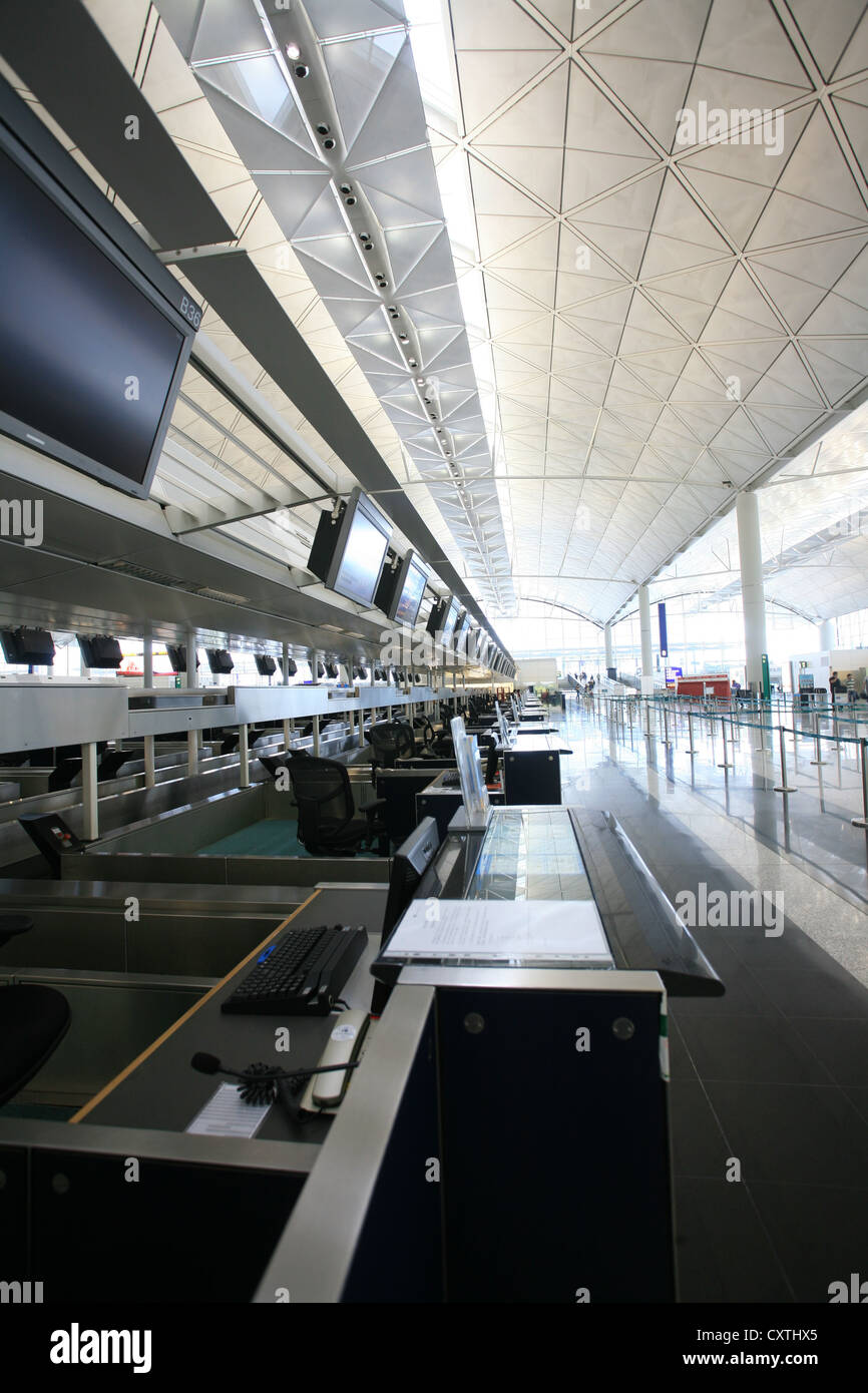 Airport Check-In Counters Stock Photo - Alamy