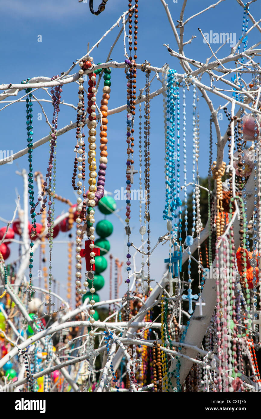 Rosary trees in the Sanctuary at Lourdes, Hautes Pyrenees, France Stock ...