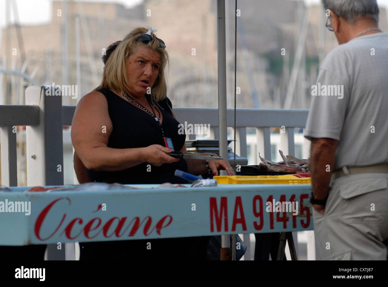 Christine, Fish Market, Marche aux Poissons, Au Vieux Port , Marseille ...