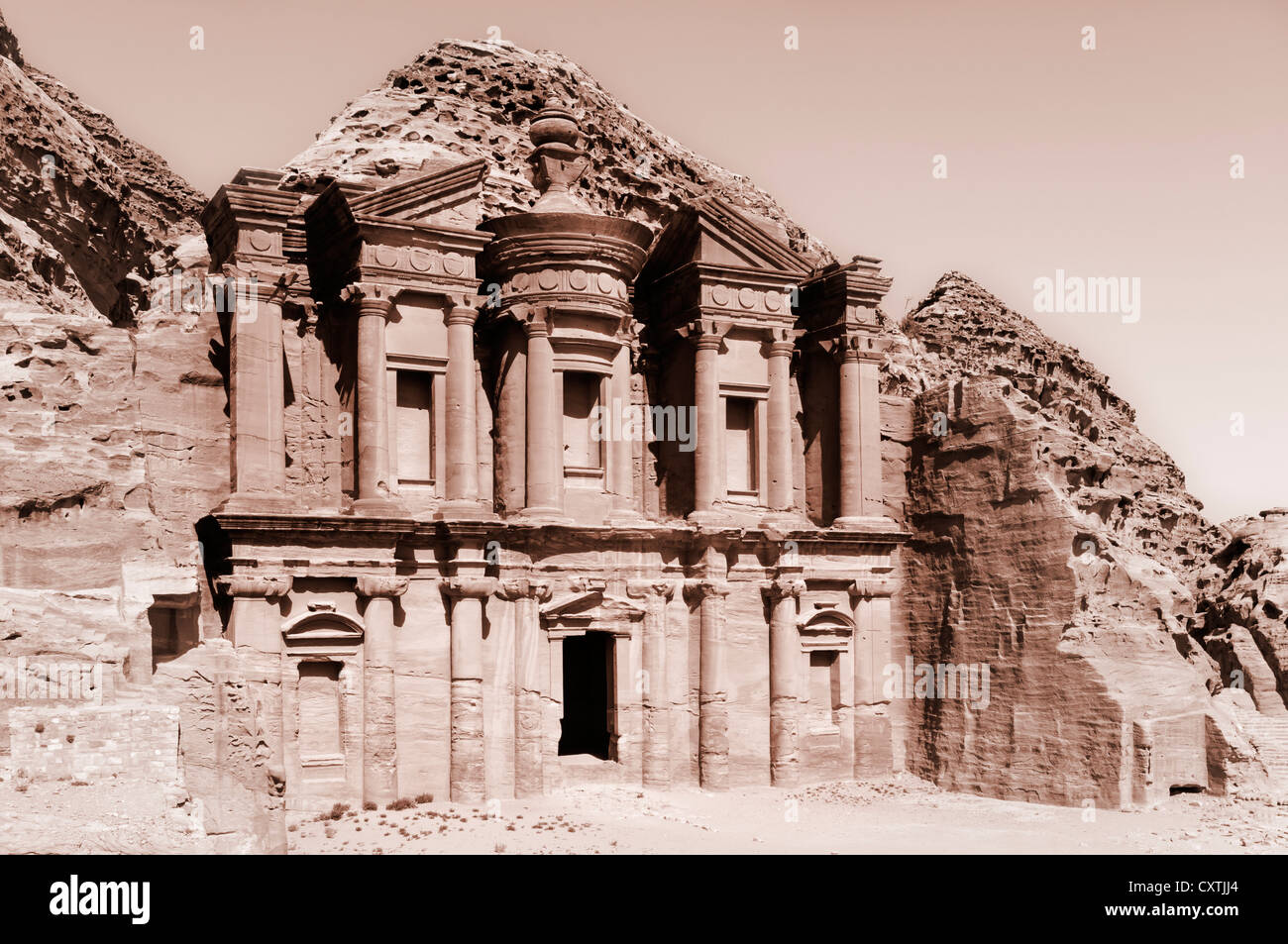 The Monestary (ed-Dier), Petra, Jordan Stock Photo - Alamy