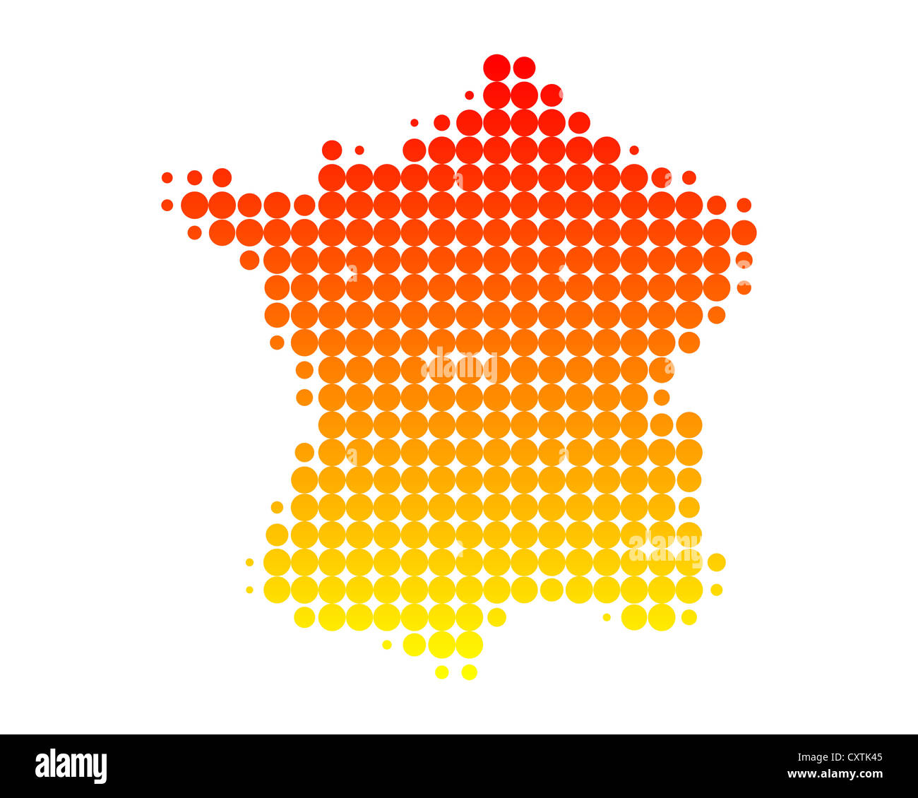 Map of France Stock Photo - Alamy