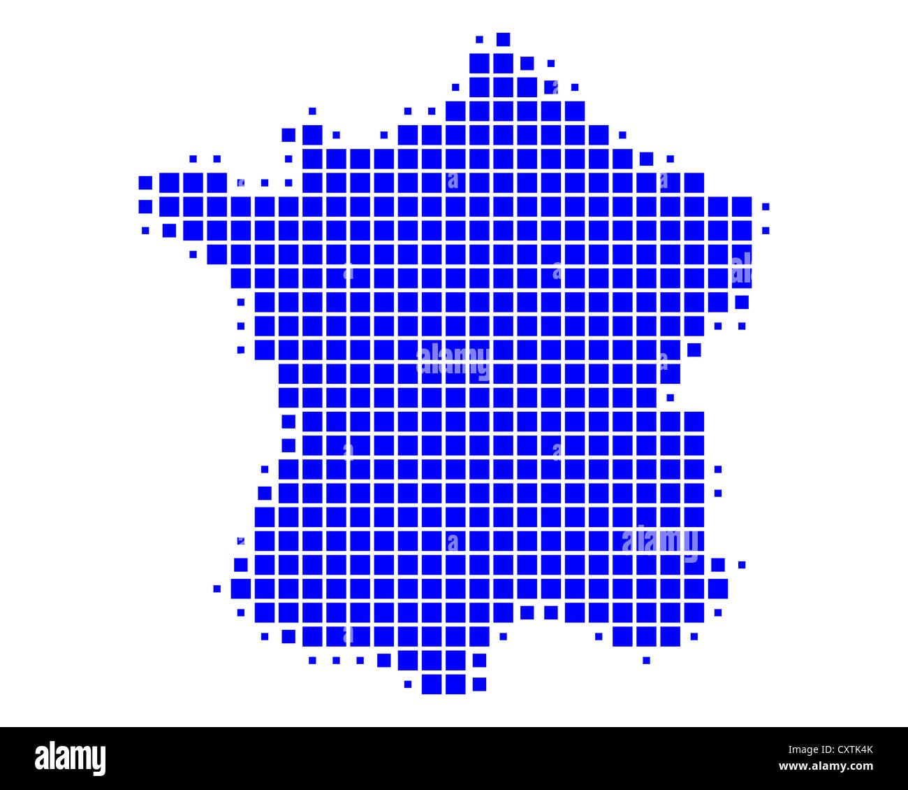 Map of France Stock Photo - Alamy