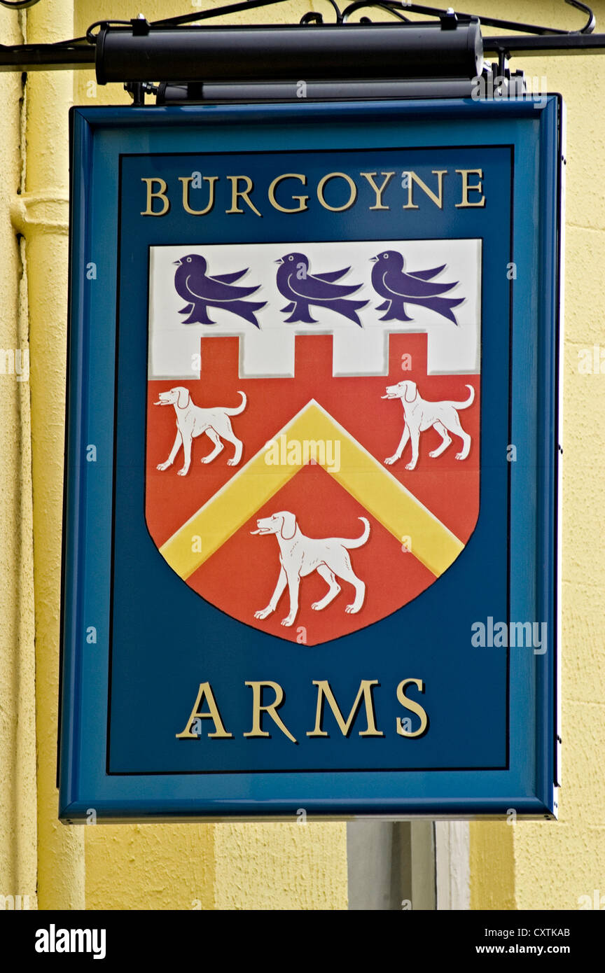 Burgoyne arms hi-res stock photography and images - Alamy