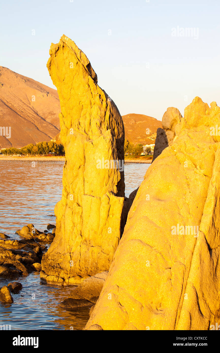 A phallic shaped rock in Myrina on Lemnos, Greece Stock Photo - Alamy
