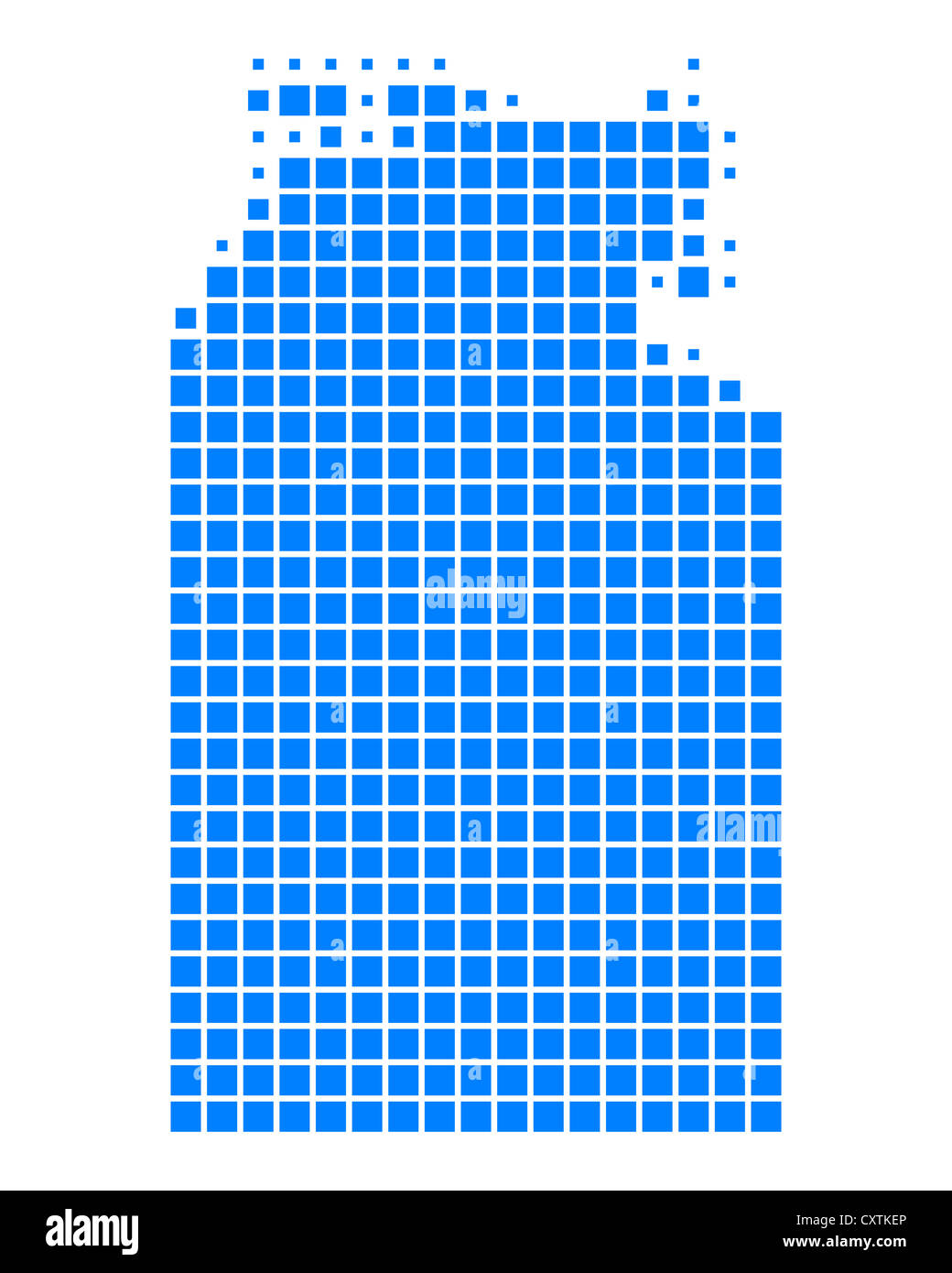 Map of Northern Territory Stock Photo - Alamy