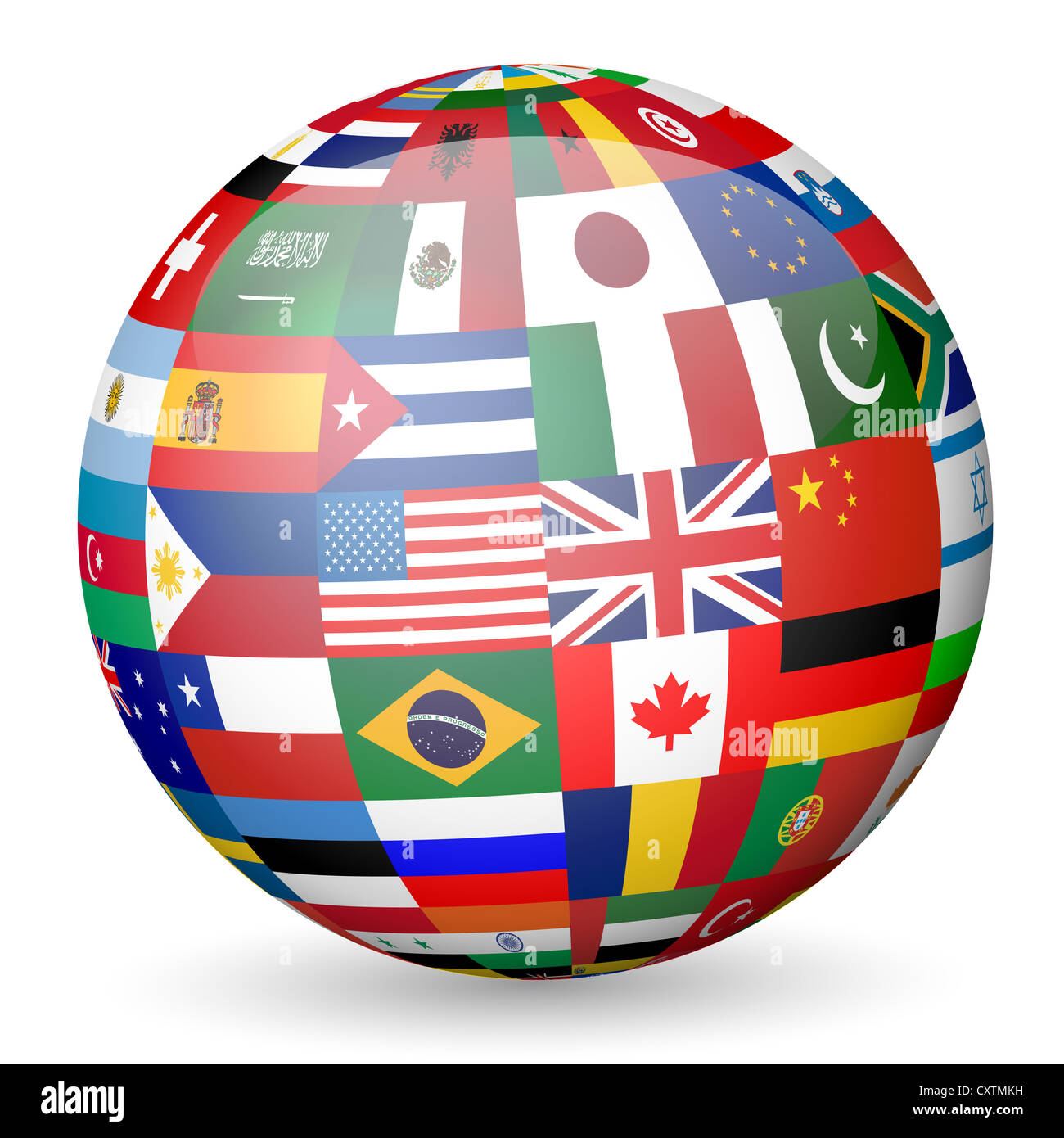 Country Flags Sphere High Resolution Stock Photography and Images - Alamy