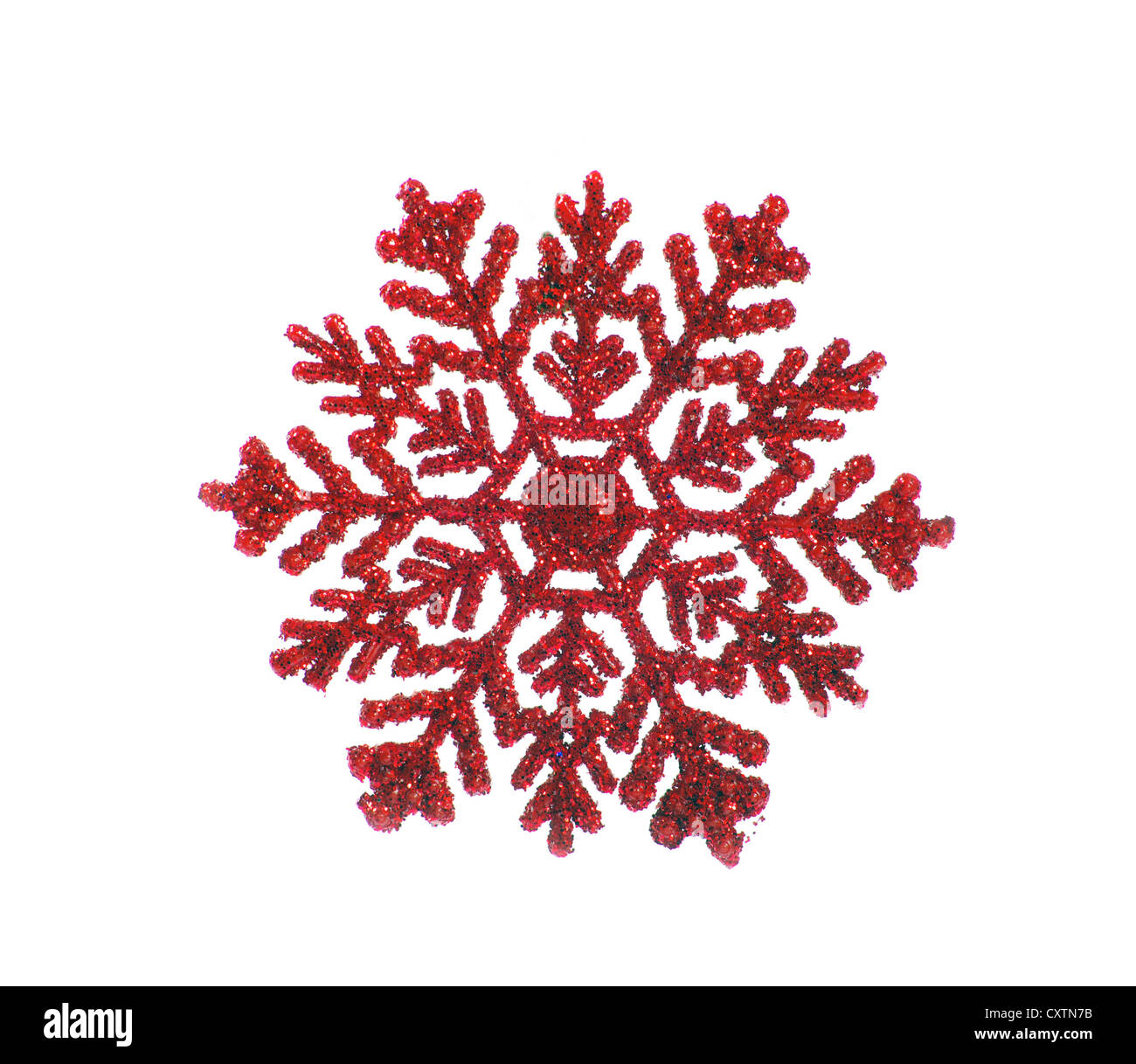 snowflakes isolated on white background Stock Photo - Alamy