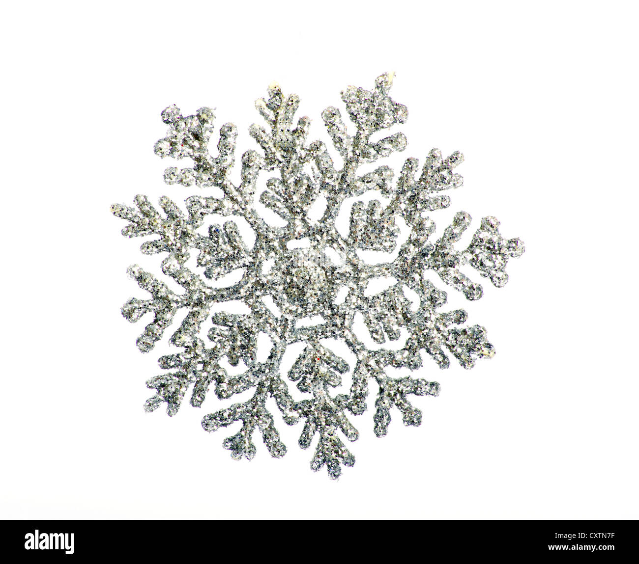 snowflakes isolated on white background Stock Photo - Alamy
