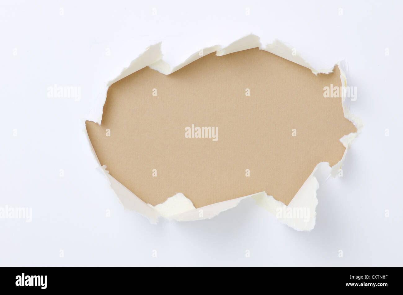 torn paper with space for your message Stock Photo - Alamy
