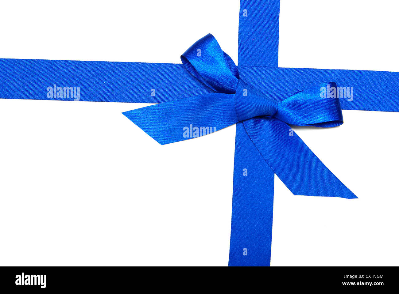 Red blue ribbon bow Cut Out Stock Images & Pictures - Alamy