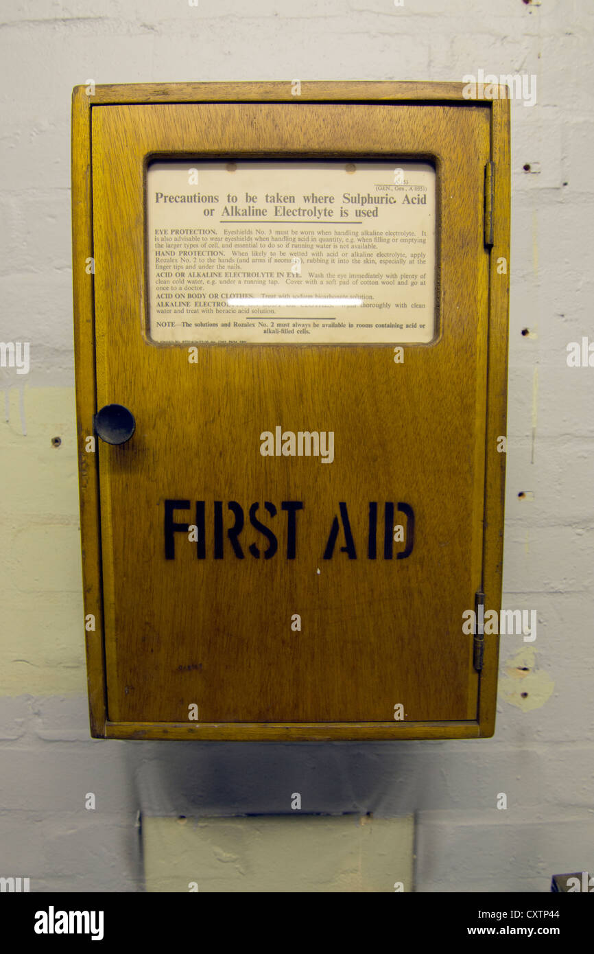 Old first aid box Stock Photo - Alamy