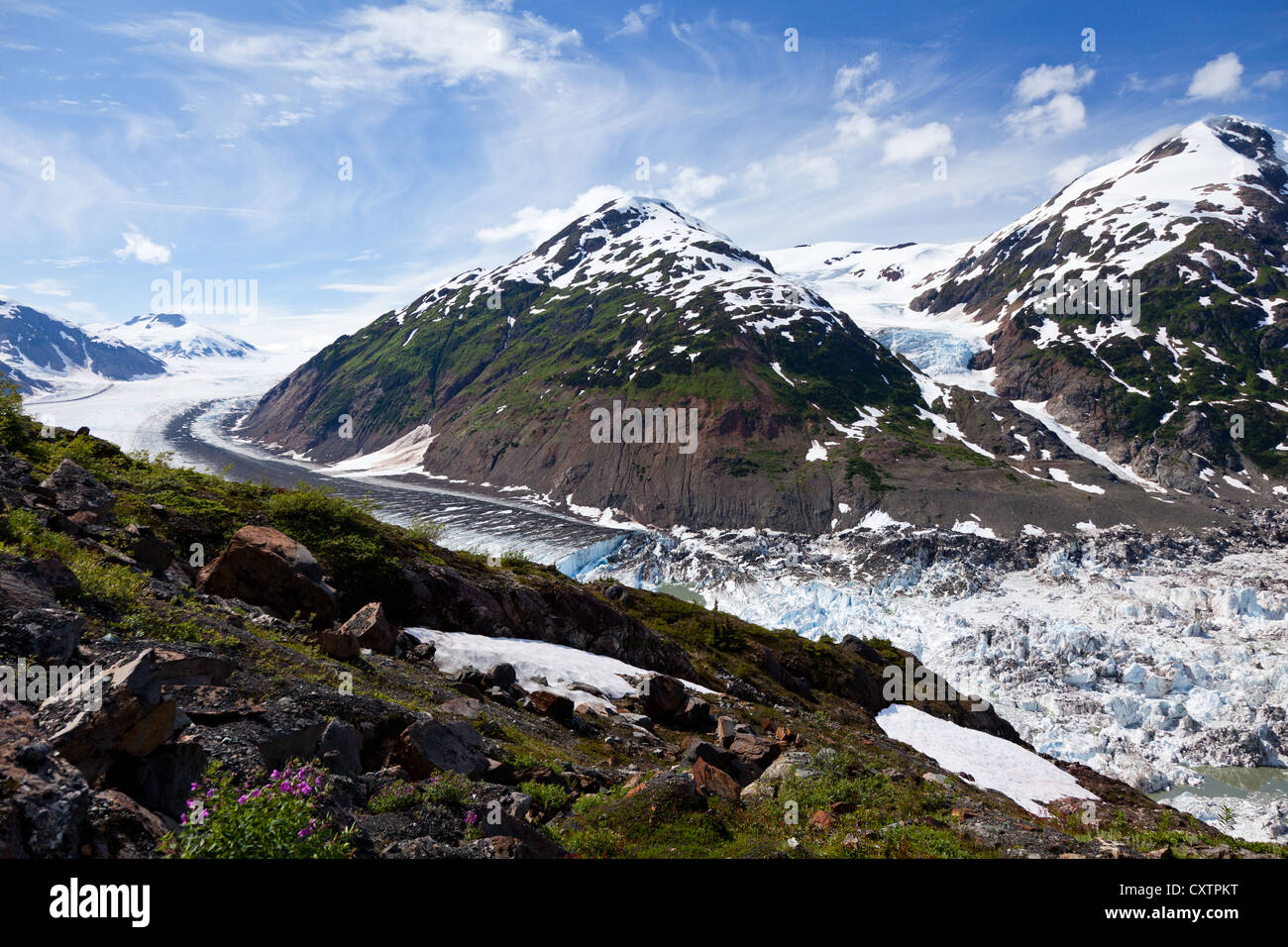Salmon Glacier at Hyder Alaska Stock Photo - Alamy