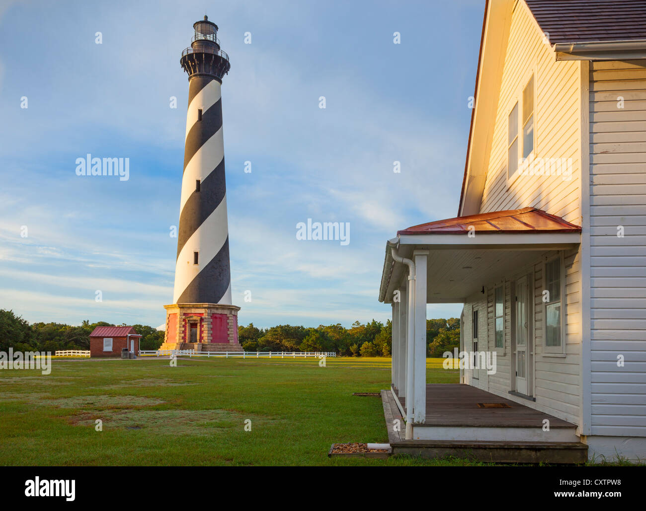 Cape Hatteras National Seashore, NC: Cape Hatteras Lighthouse (1870) in ...