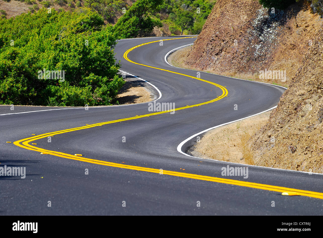 Winding Road Stock Photo - Alamy