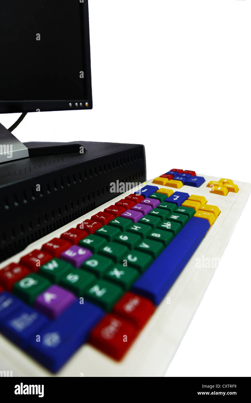 Use computer with kids hi-res stock photography and images - Alamy