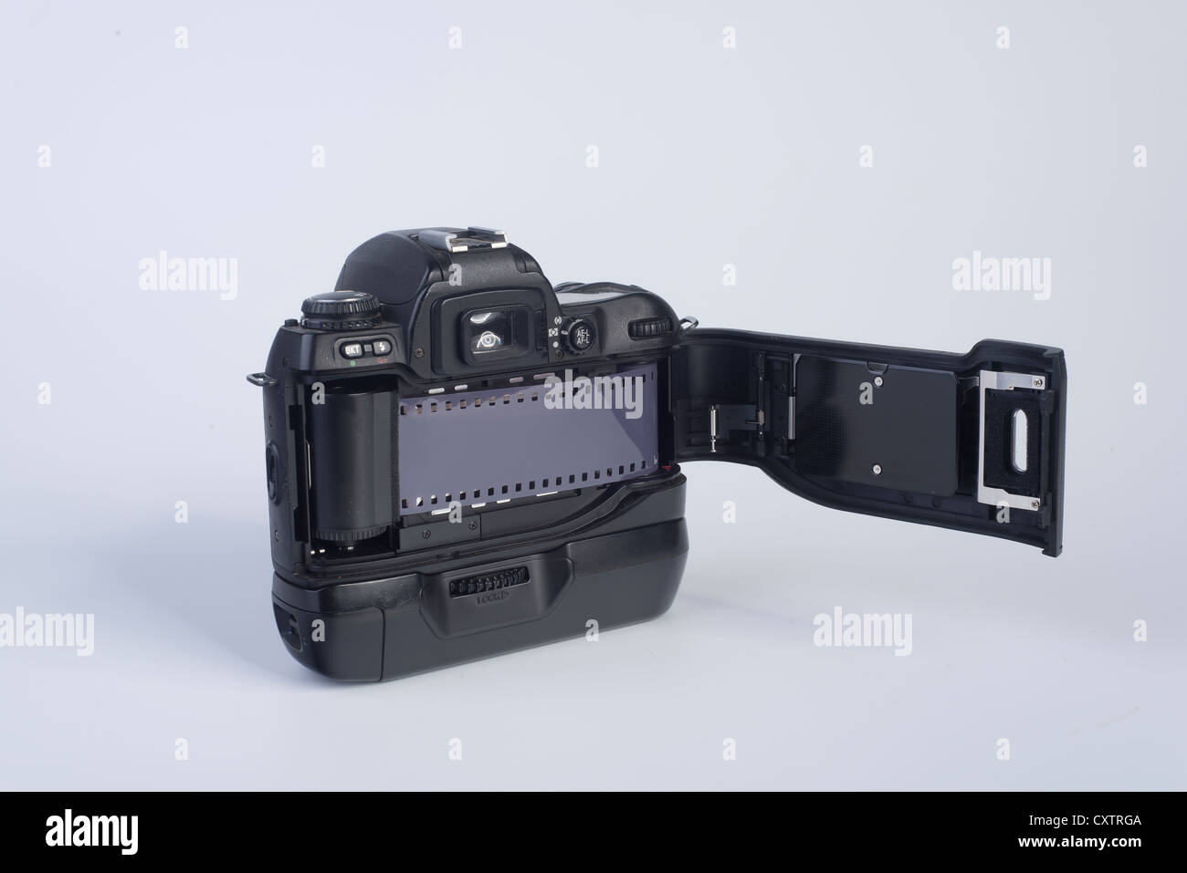 an old analogic camera with film Stock Photo - Alamy