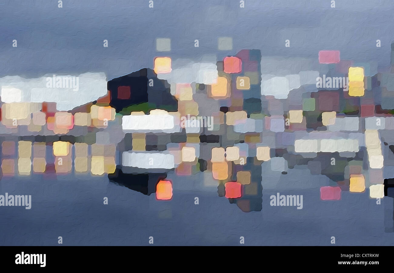 Abstract design expressions in lights and color Stock Photo - Alamy