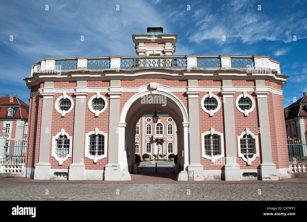 Beautiful baroque castle Bruchsal in Germany Stock Photo - Alamy
