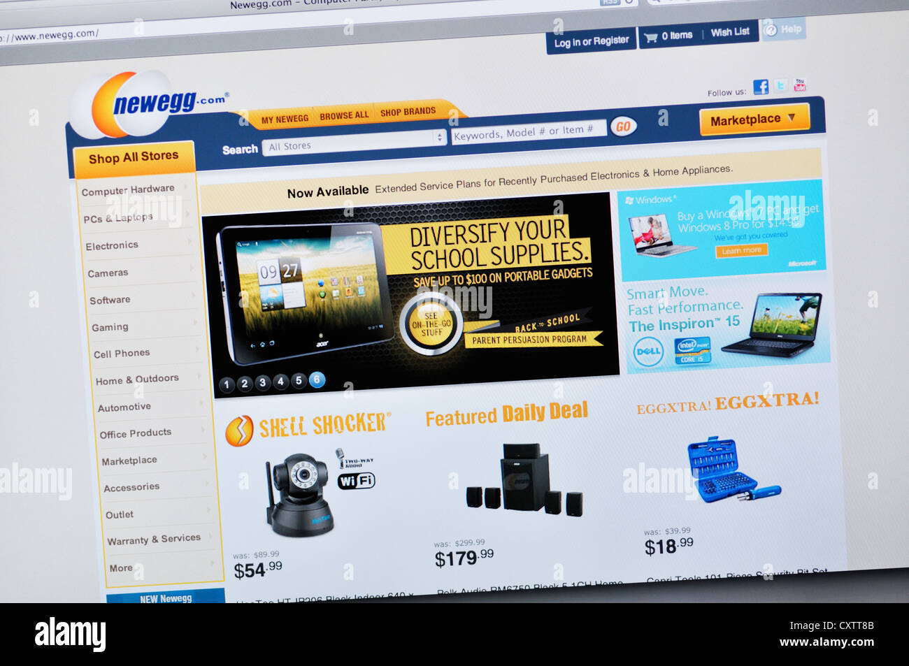 Newegg shopping cell hi-res stock photography and images - Alamy