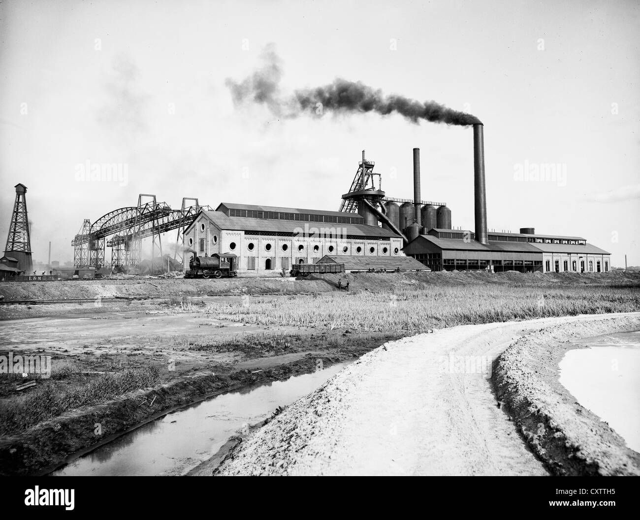 Industrial Revolution Factory Smokestacks