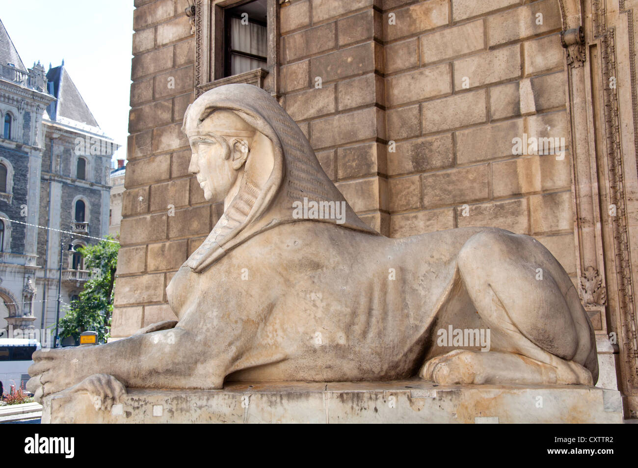 Sphinx Statue, Budapest Opera House, Hungary Stock Photo - Alamy