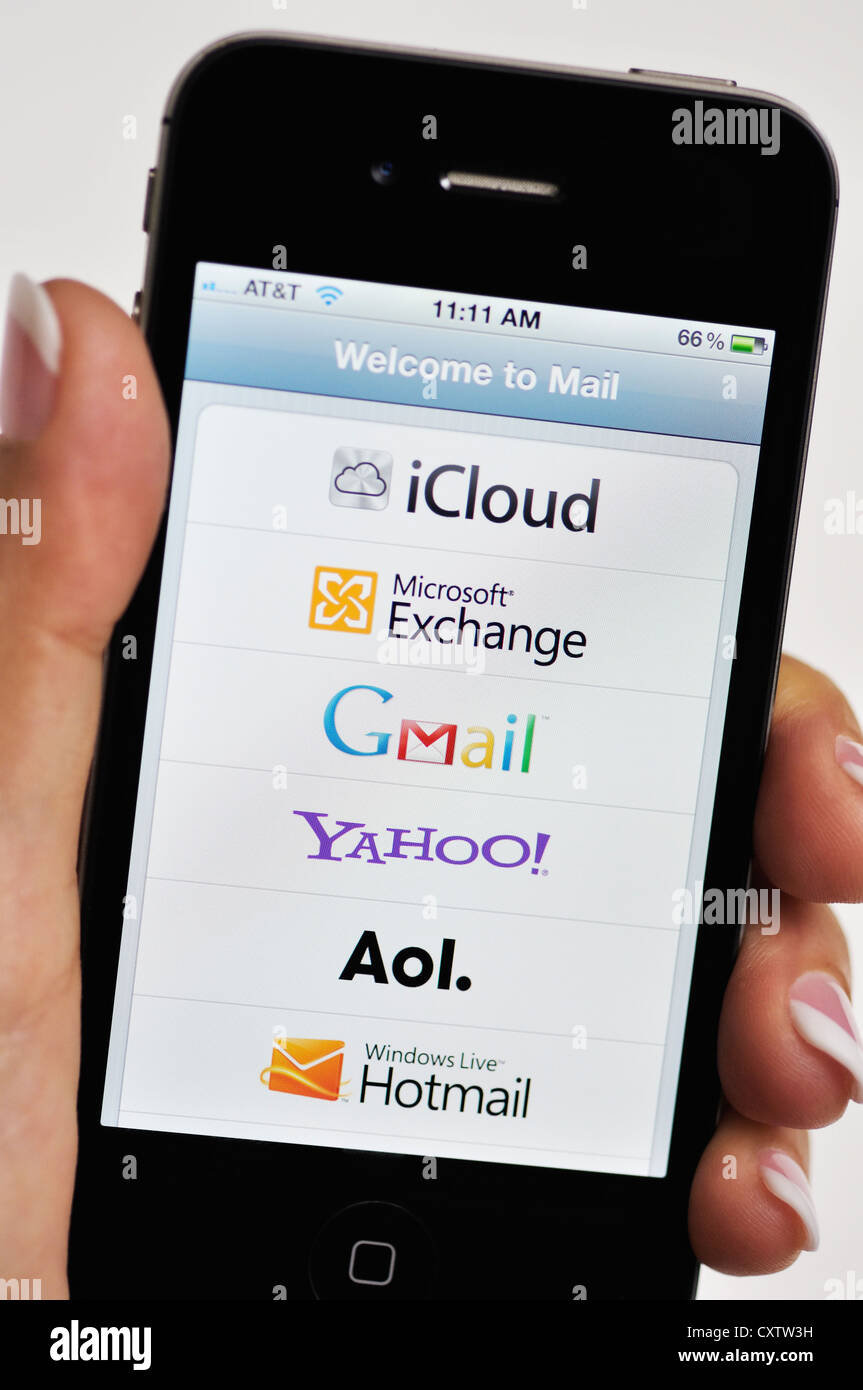 Aol website screen hi-res stock photography and images - Alamy