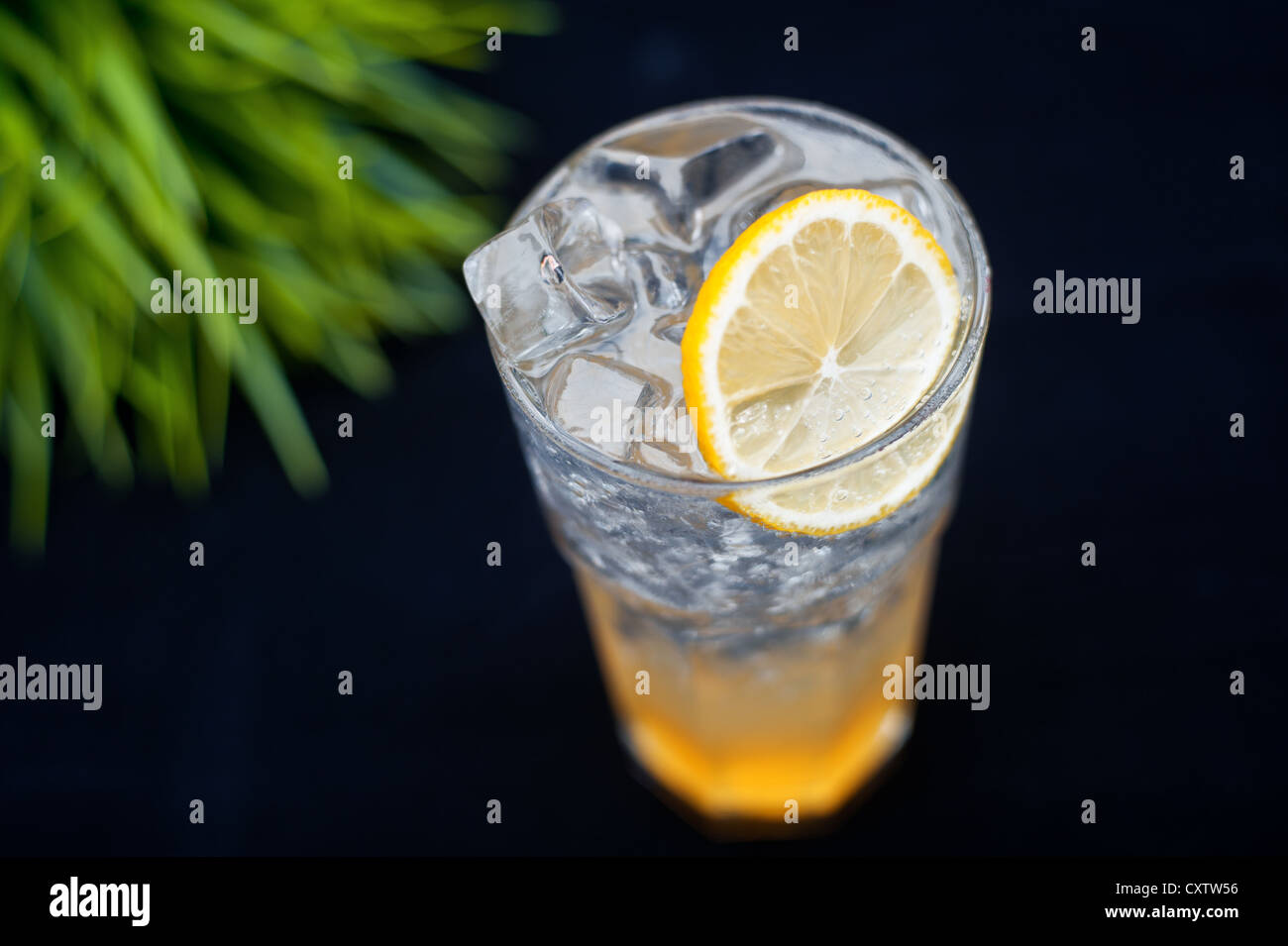 Ice fruity drinks Stock Photo - Alamy