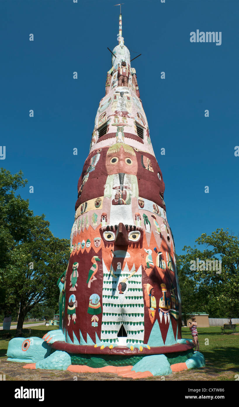 Totem pole park foyil hi-res stock photography and images - Alamy