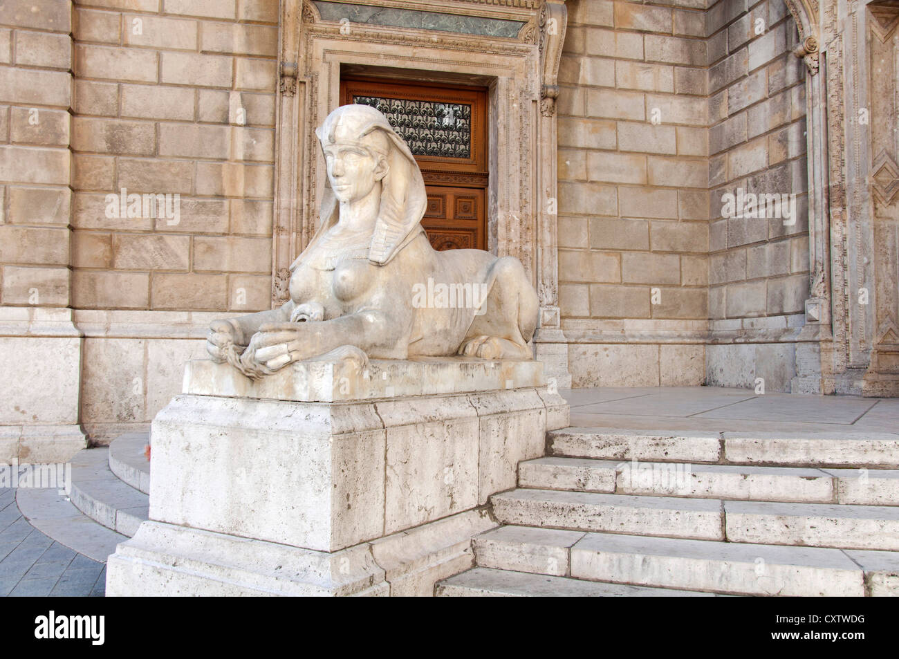 Sphinx Statue, Budapest Opera House, Hungary Stock Photo - Alamy