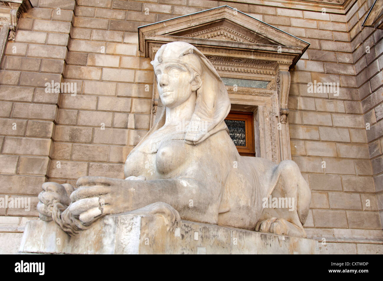 Sphinx Statue, Budapest Opera House, Hungary Stock Photo - Alamy