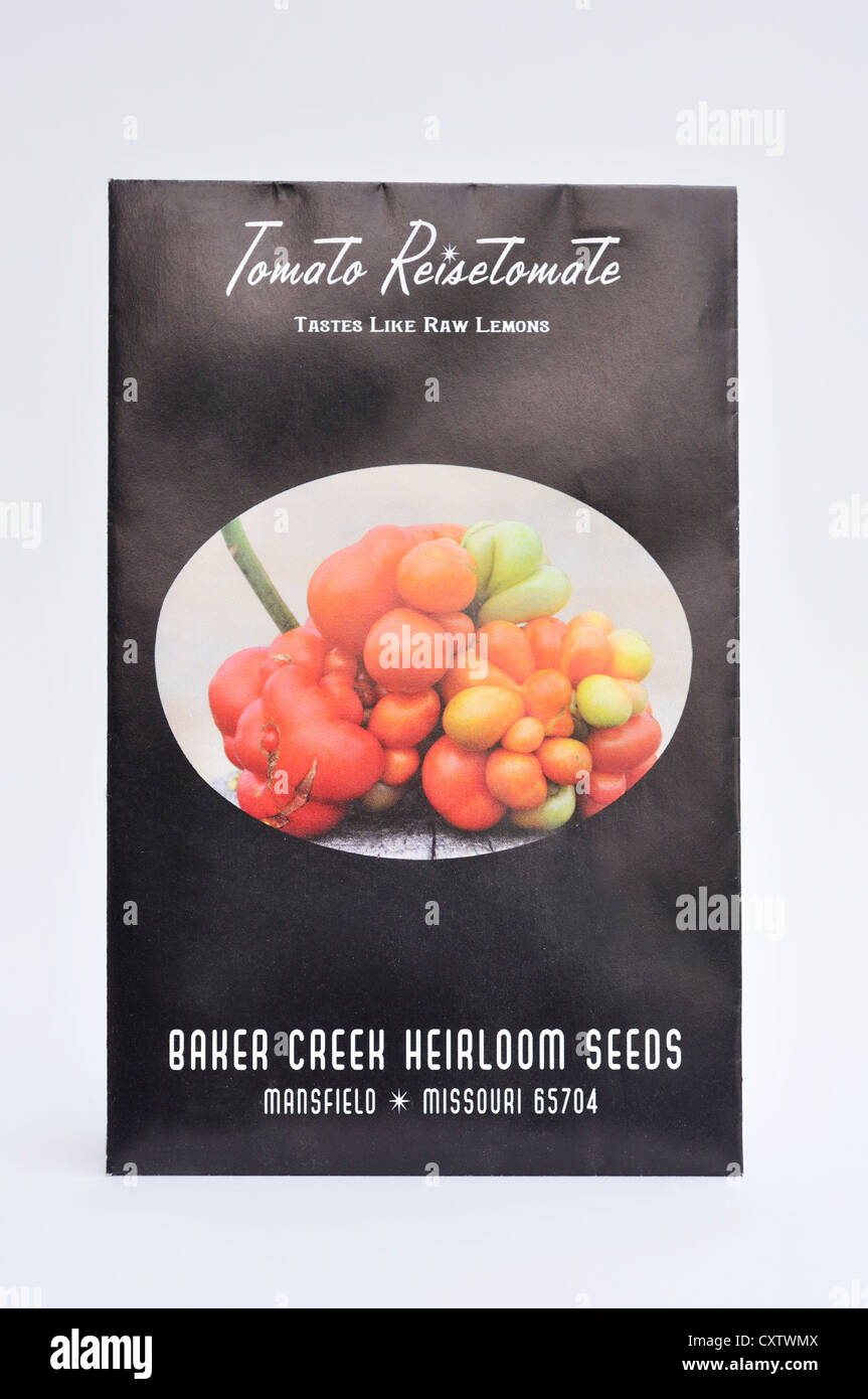 Tomato seed packet hi-res stock photography and images - Alamy