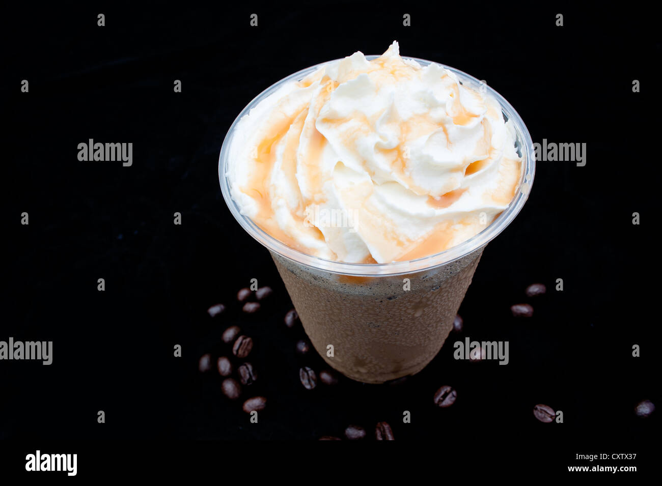 A glass of juice coffee Stock Photo - Alamy