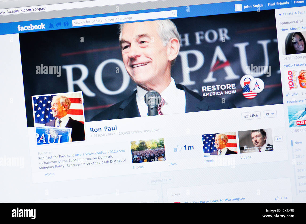 Ron Paul High Resolution Stock Photography and Images - Alamy