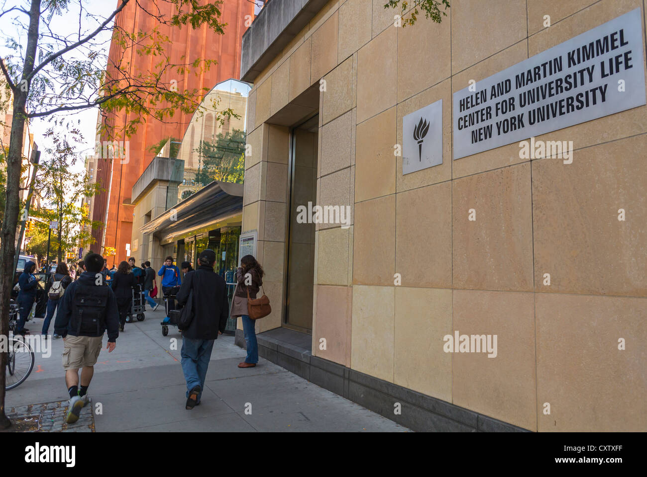 New York City, NY, USA, Large Crowd People, Students Walking Outside at ...