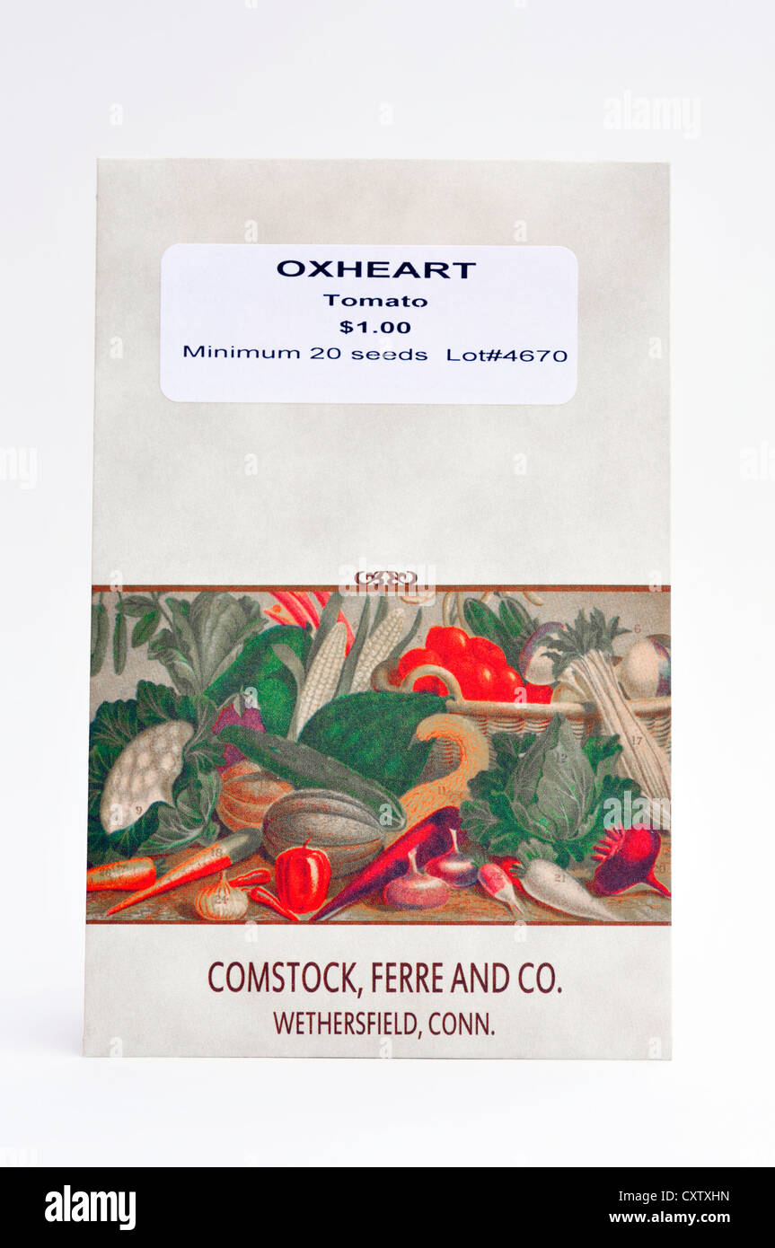 Tomato seed packet hi-res stock photography and images - Alamy