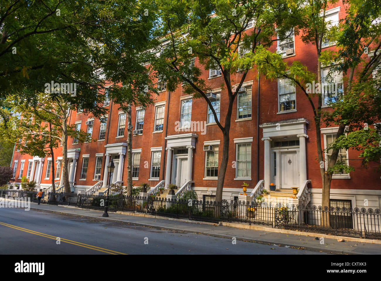 New York City, NY, USA, New York University Campus,, in Greenwich ...