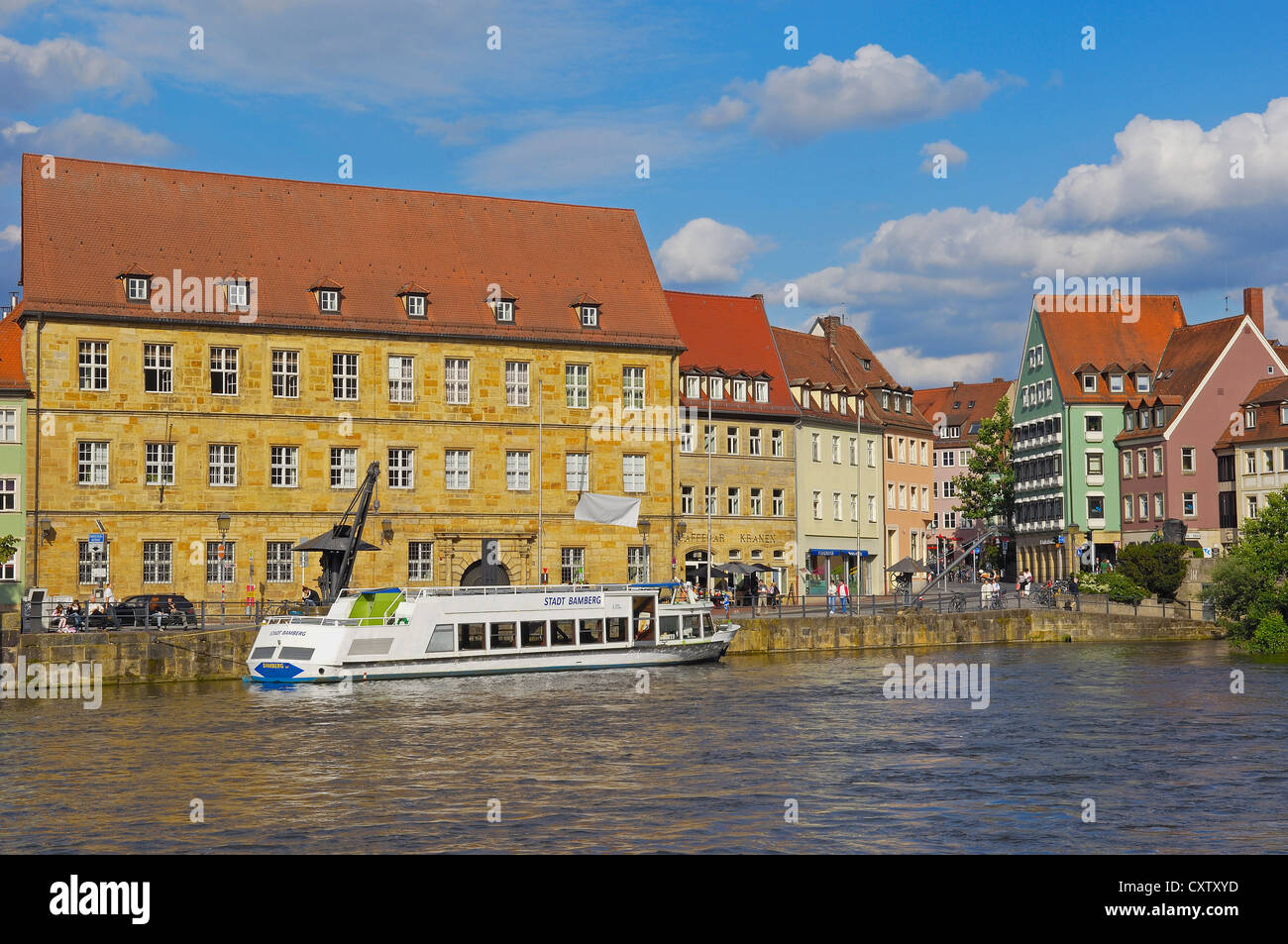 Bamberg, UNESCO World Heritage site, Little Venice , Regnitz river, Old ...