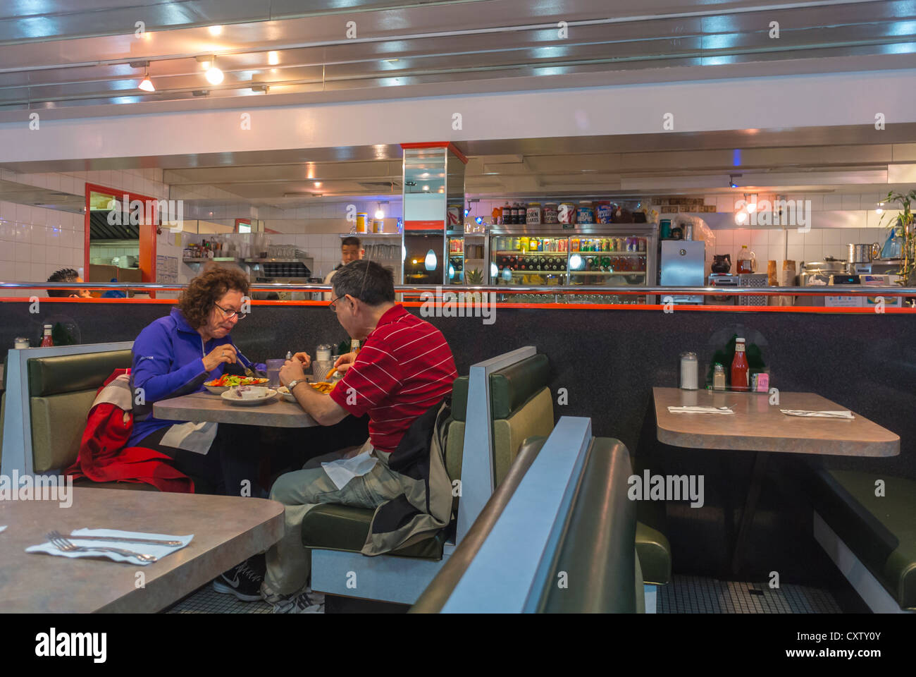 1950s restaurant interior hi-res stock photography and images - Alamy